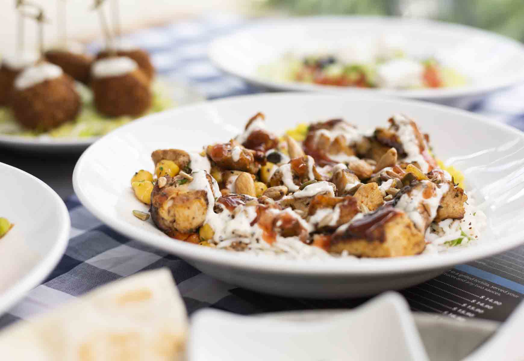 Get Lazeez Mediterranean Grill delivered to your door with Delivereasy