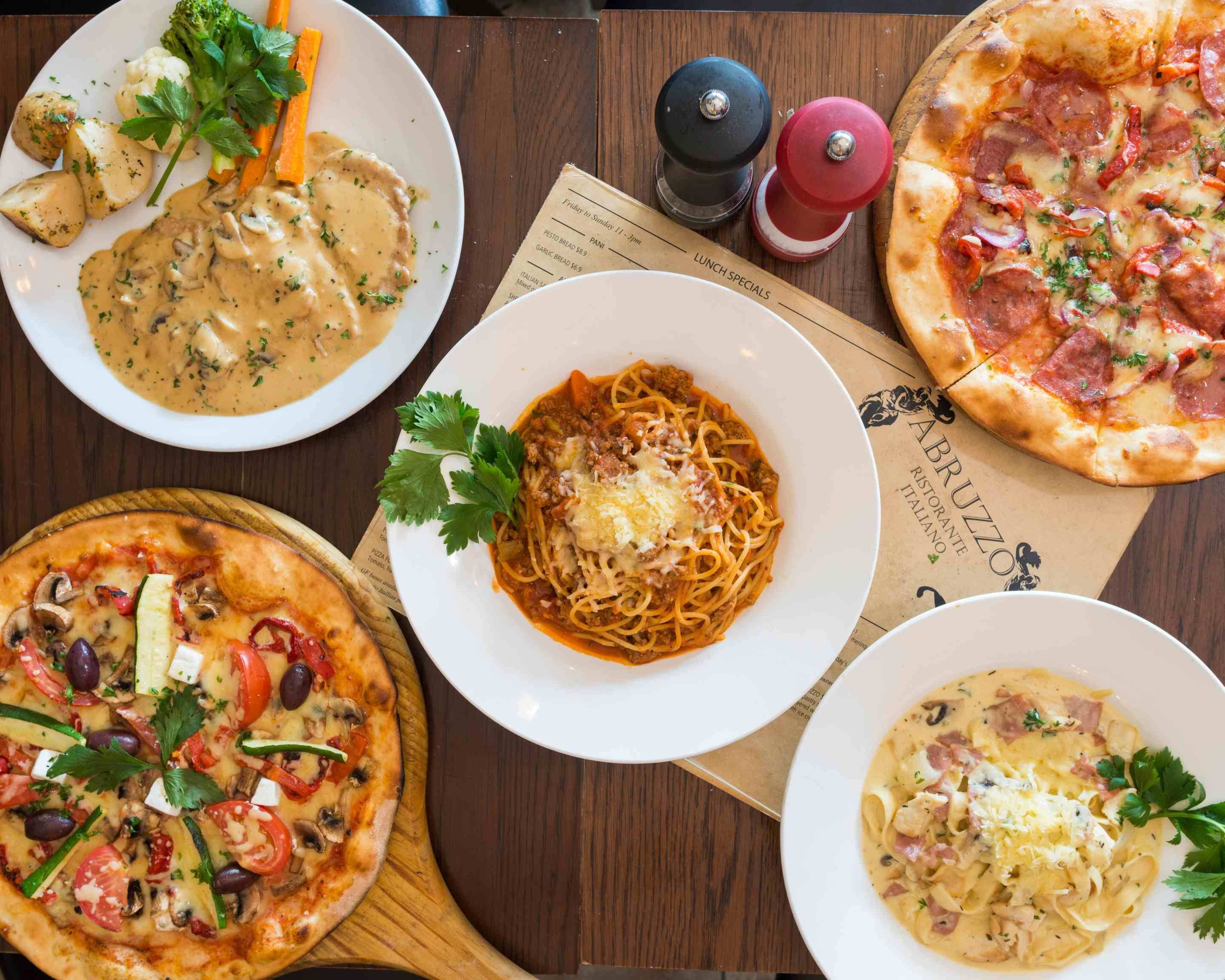 Get Abruzzo Ristorante Italiano delivered to your door with Delivereasy