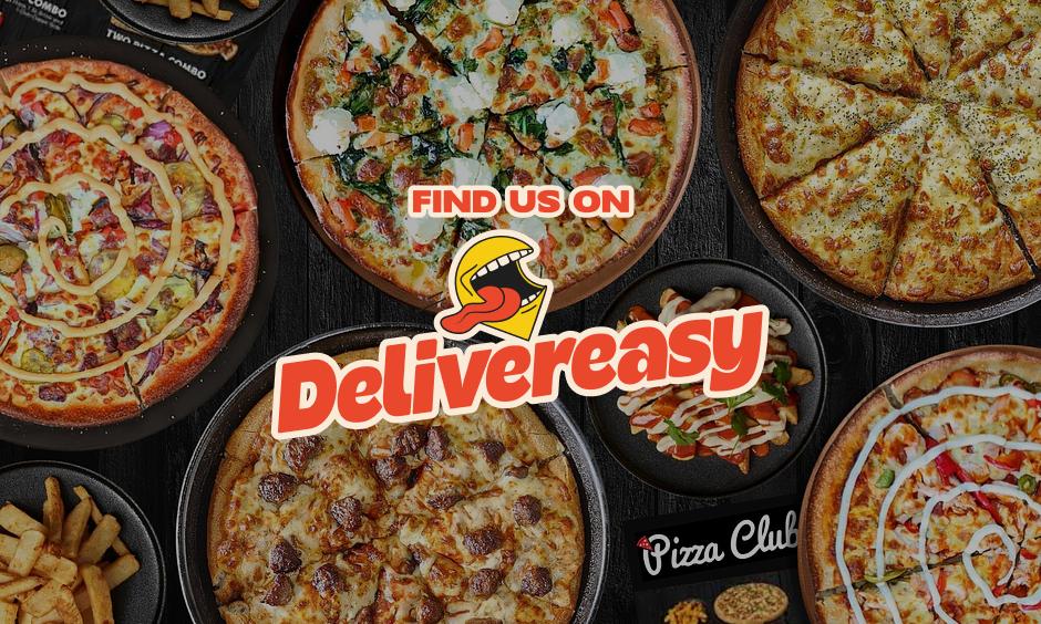 Get Pizza Club delivered to your door with Delivereasy