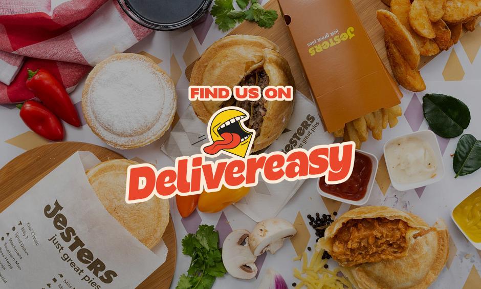 Get Jesters Pies delivered to your door with Delivereasy
