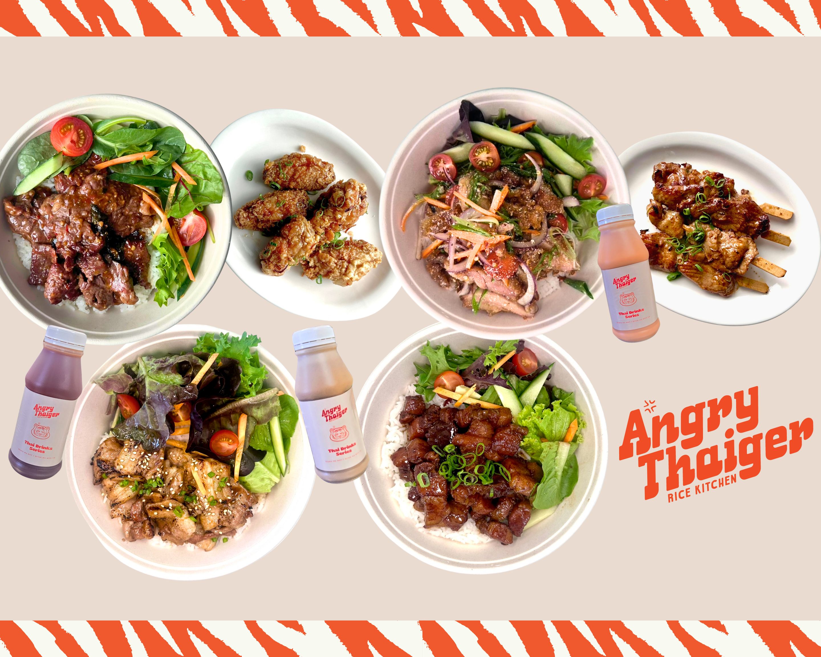 Get Angry Thaiger delivered to your door with Delivereasy