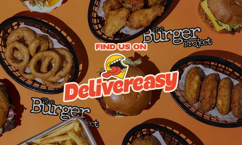 Get The Burger Project delivered to your door with Delivereasy