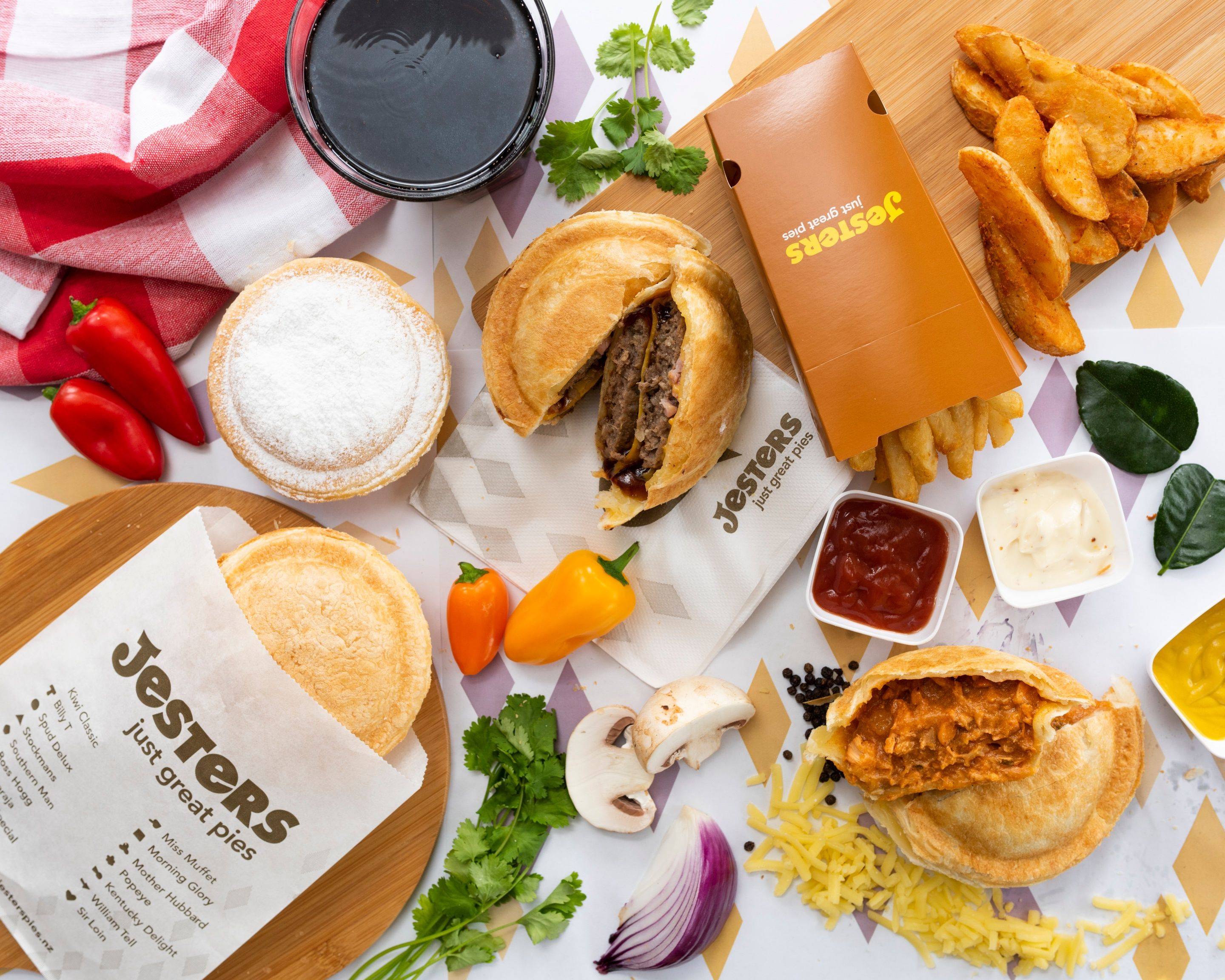 Get Jesters Pies delivered to your door with Delivereasy