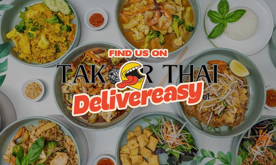 Get Takor Thai delivered to your door with Delivereasy