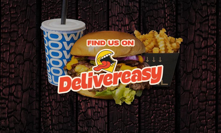 Get Downlow Burgers delivered to your door with Delivereasy