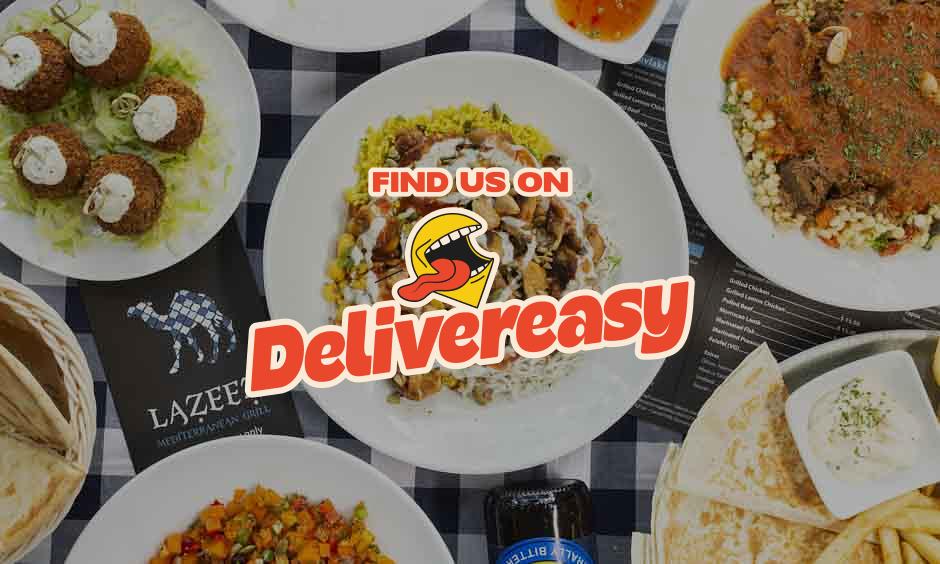 Get Lazeez Mediterranean Grill delivered to your door with Delivereasy