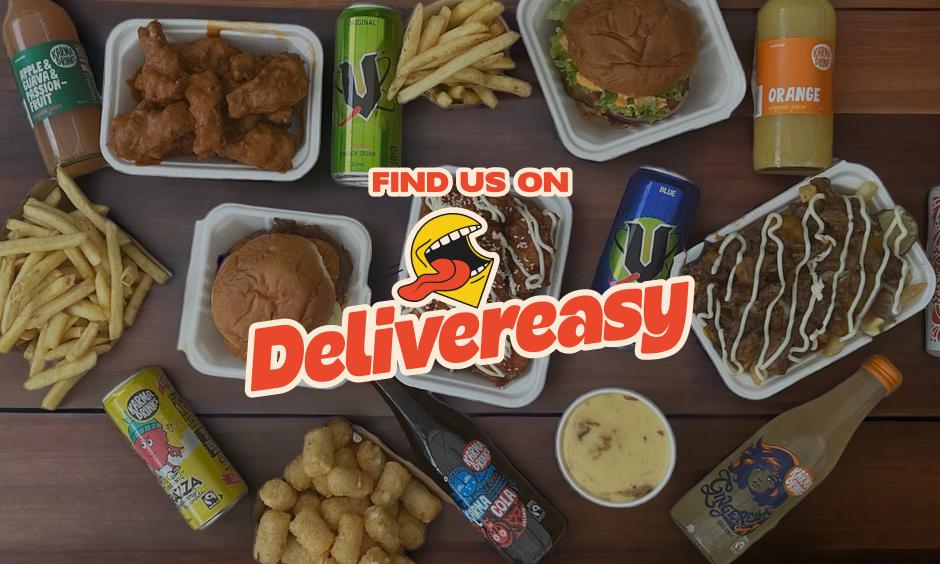 Get The Cheeseburger Hut delivered to your door with Delivereasy