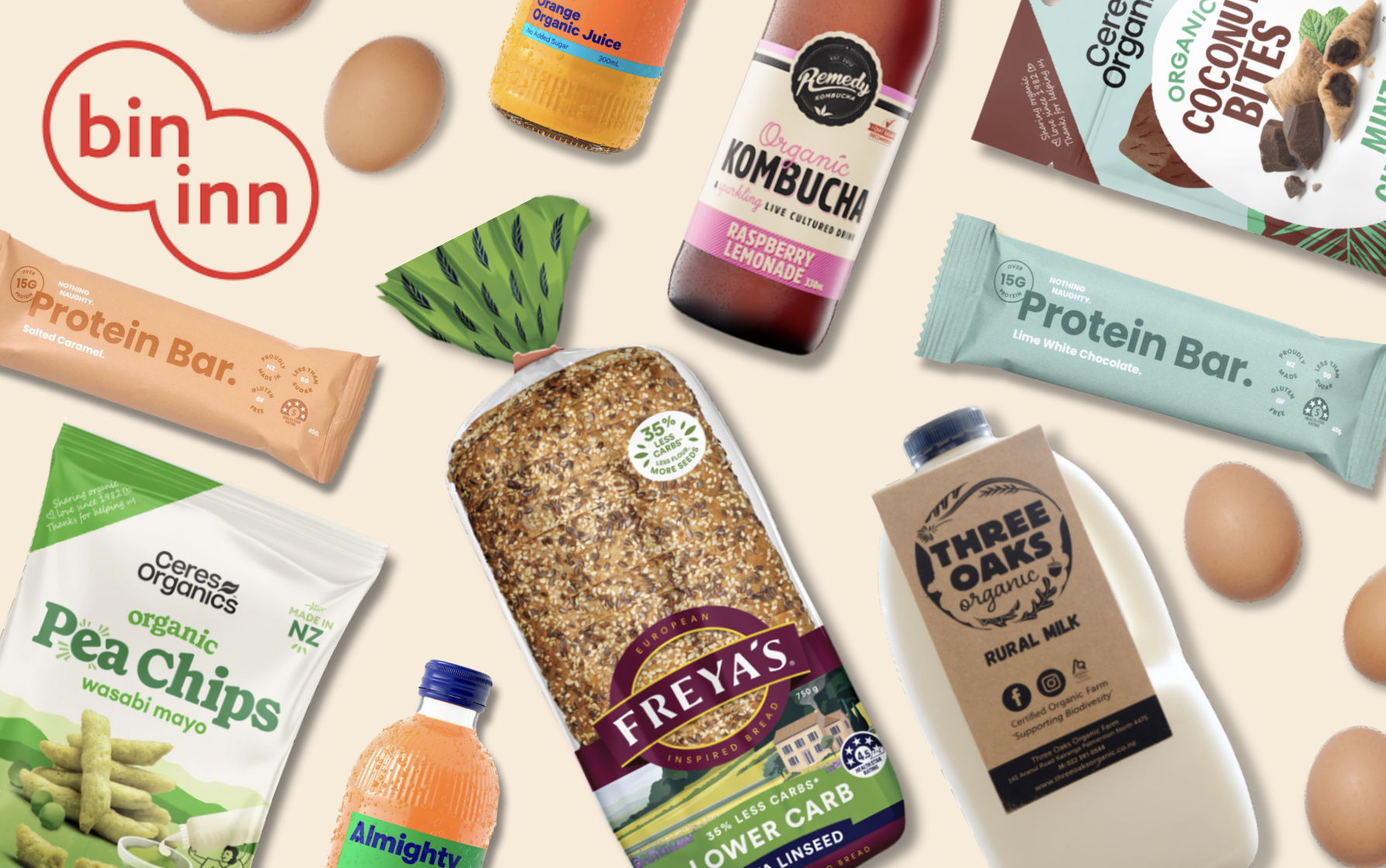 Get Bin Inn delivered to your door with Delivereasy