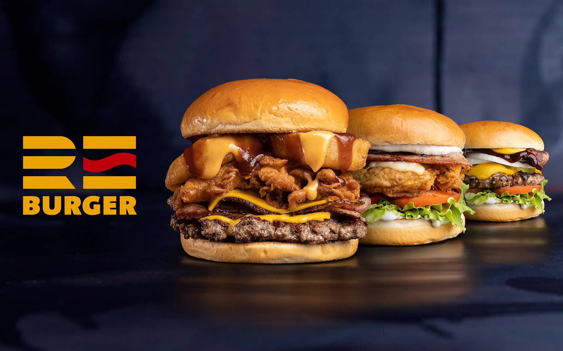 Get Re Burger delivered to your door with Delivereasy