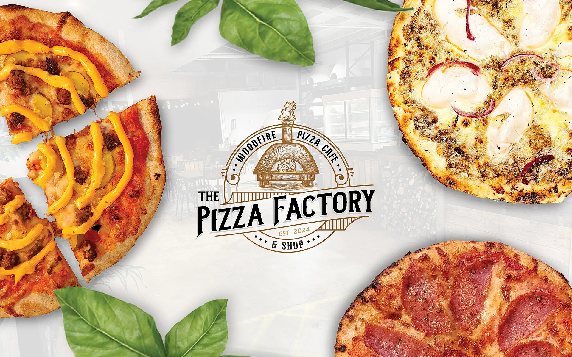 Get The Pizza Factory delivered to your door with Delivereasy