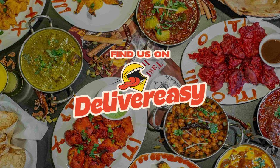 Get Taste of India delivered to your door with Delivereasy